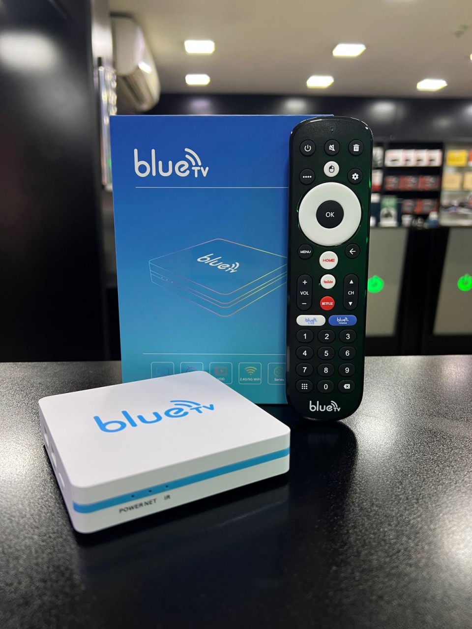 Receptor IPTV Blue TV 2/16GB 4K Wi-Fi Bluetooth