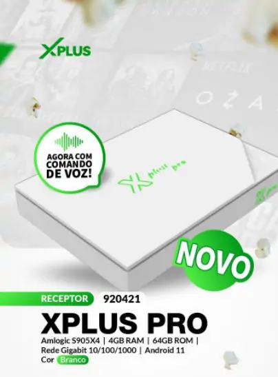 Xplus Pro 8K: IPTV, Android 11, 4GB RAM/64GB